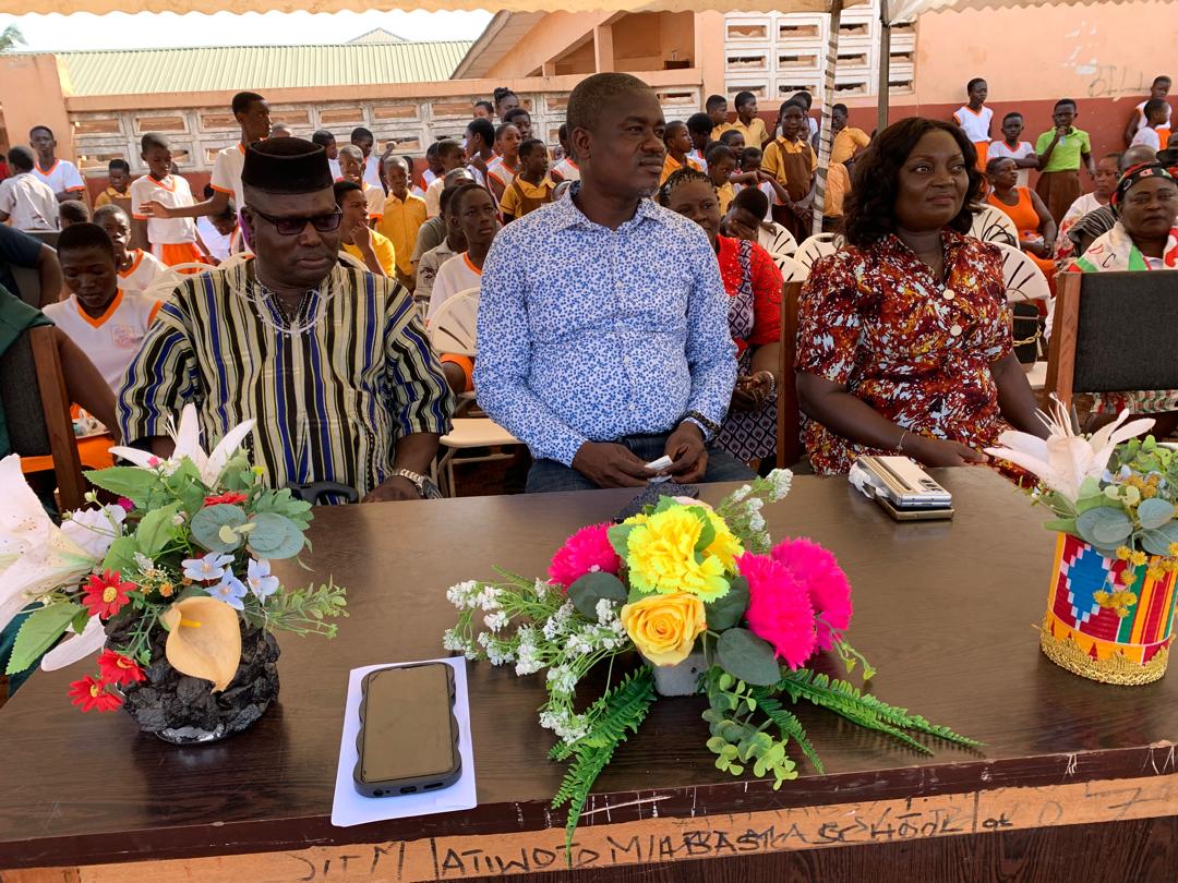 GNMA » MCE Commissions Fence Wall and Washroom at Atiwoto MA Basic School